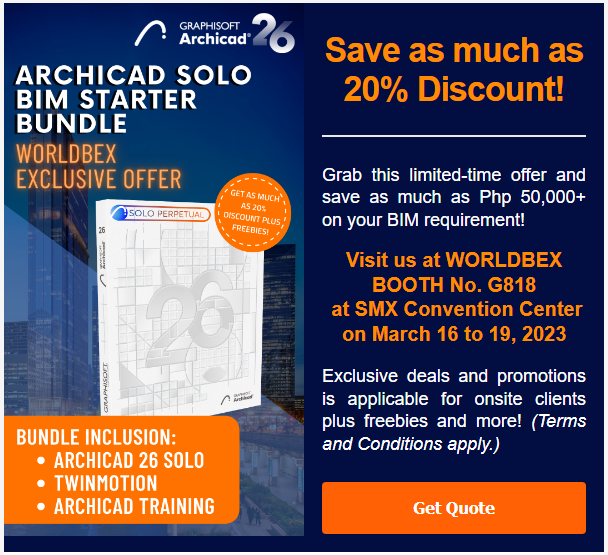 Worldbex Exclusive Offer: Archicad SOLO BIM Starter Bundle – architechnologies store